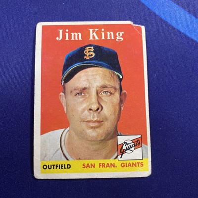 1958 Topps Baseball #332 Jim King San Francisco Giants | eBay