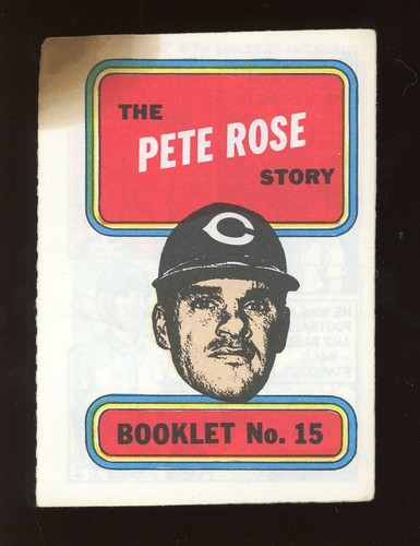 1970 Topps Booklets Baseball #15 Pete Rose PR | eBay