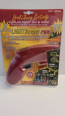 Holiday Living Light Keeper Pro New Light Set Repair Tool & Tester | eBay