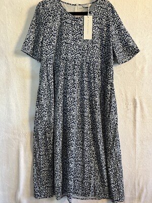tendency dress Maxi Size Large Loose Long Dress Short Sleeve Floral ...