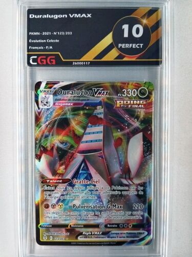 Carte pokemon Français Duralugon VMAX (EVS 123) Évolution Célest CGG 10 ...