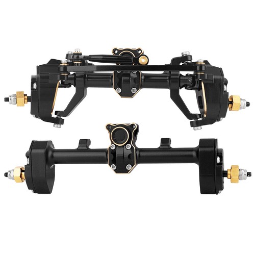 1/24 Brass Metal Portal Front Rear Axle Set for Axial SCX24 90081 C10 ...