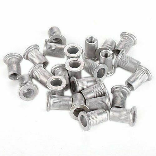ND DN M10 Flat Head Rivet Nut Inserts Rivnut Nutsert 10mm (pack of 25 ...