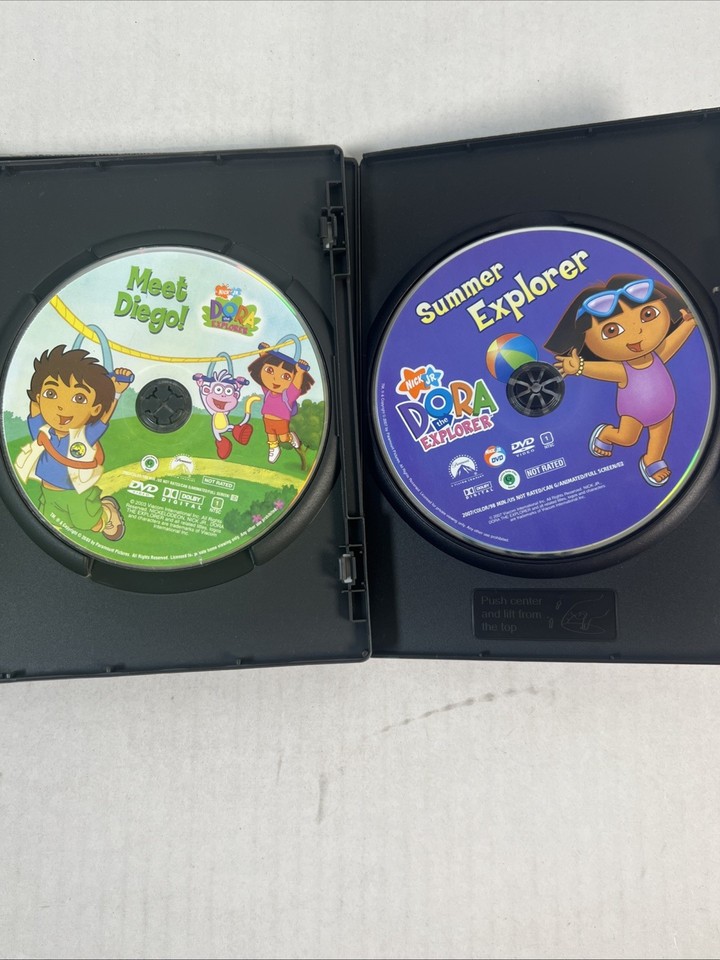 Lot Of 5 Nick Jr. DVDs Dora the Explorer" Meet Diego" "Super Babies ...