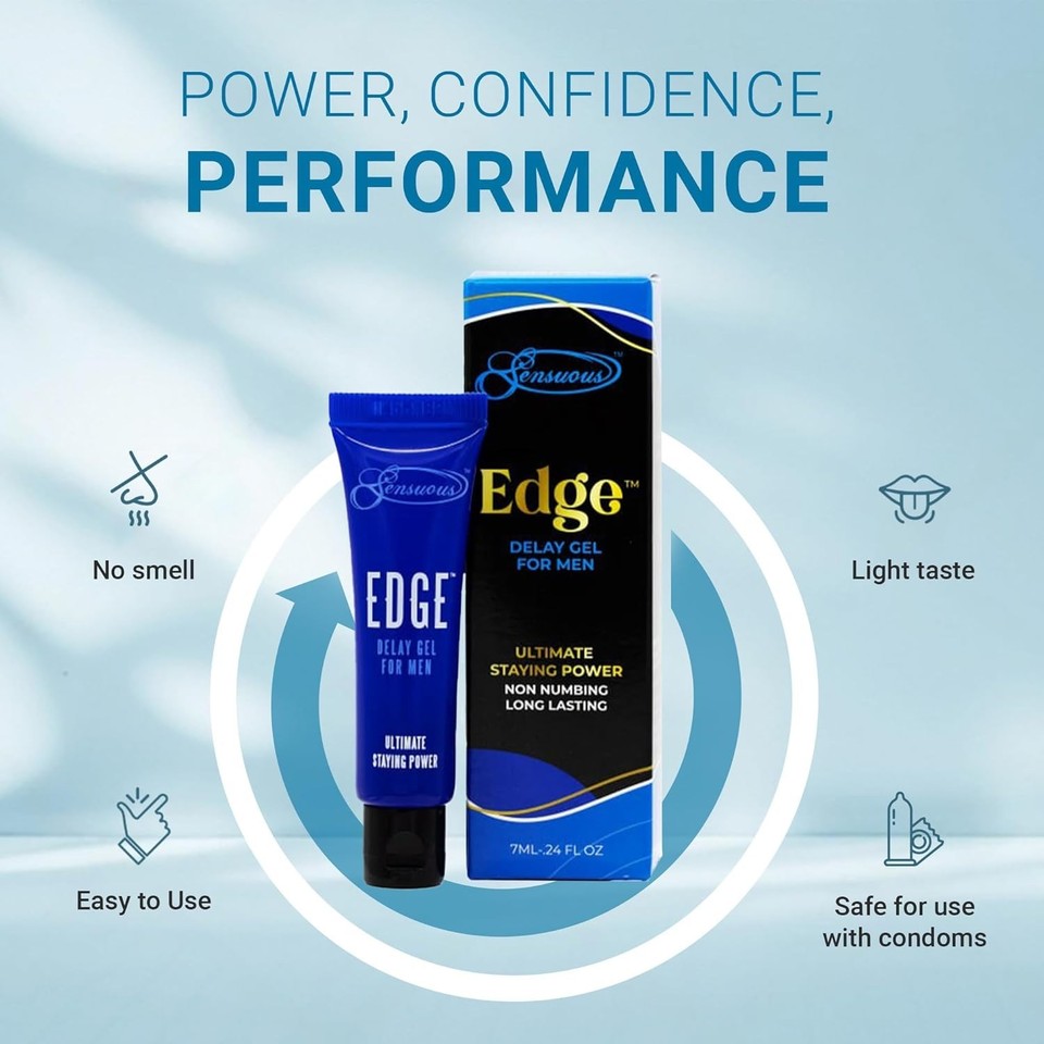 Edge Delay Gel. Ultimate Staying Power: Natural, Prolonging and ...