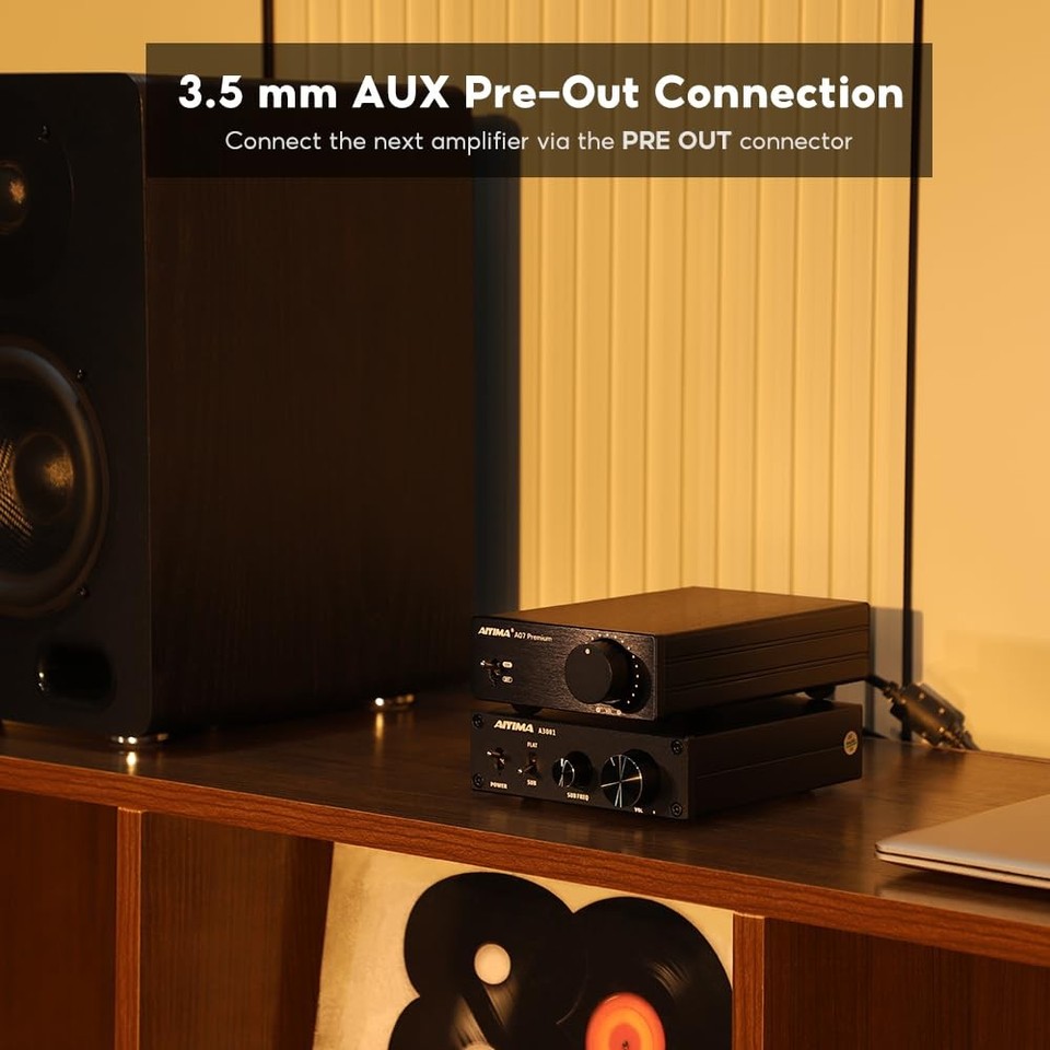 A07 Premium TPA3255 Power Amplifier 300Wx2 HiFi Class D Amp Mini 2 ...