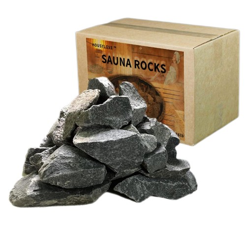 Sauna Rocks/Sauna Stones, 36 lb Box of Lava Rock for Steam Sauna, Sauna ...