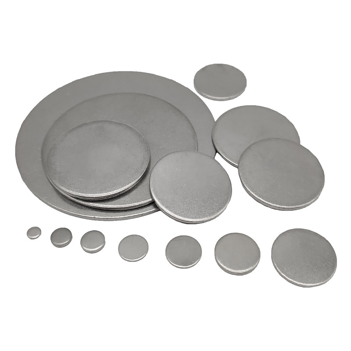A2 Stainless Steel Round Sheet Panel Ø100/150/200/300mm Metal Disc 1mm ...