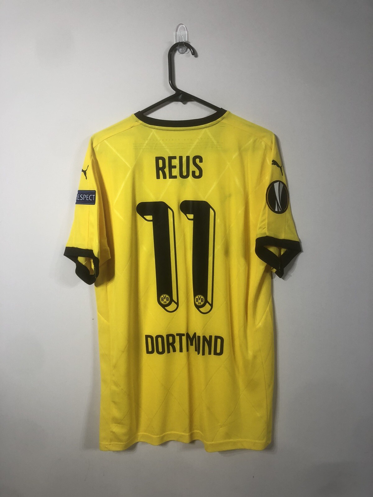 Reus #11 Borussia Dortmund 2015/16 Large Home Europa League Shirt Puma ...