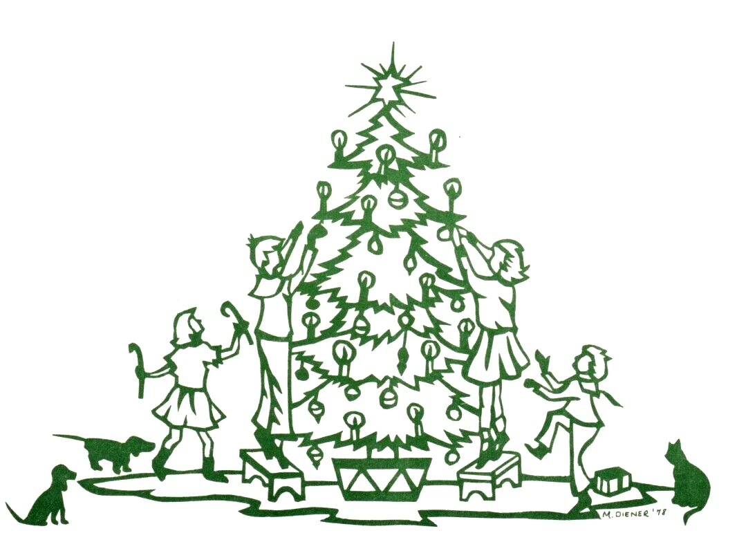 Scherenschnitte Christmas