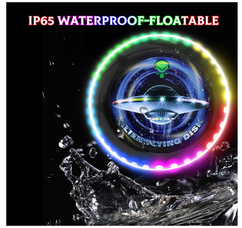 LED Light Up Flying Disc 175g – Glow in the Dark Frisbee Toy for ...