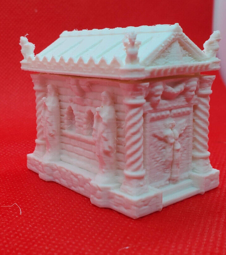 HO Scale Graveyard Crypt Tomb Mausoleum Grave White-Unpainted | eBay