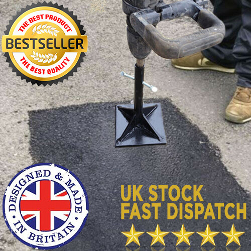 SDS-MAX Tamper Plate Compactor Vibrating Ballust Rammer Tarmac Wacker ...