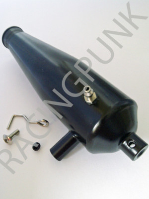 1/10 Nitro RC Car Buggy Side Aluminium Alloy upgrade Exhaust Muffler ...