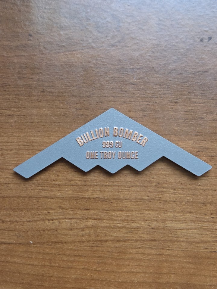 Bullion Bomber B2 Shaped 1 oz Copper Medal / Coin (3,000 Mintage) | eBay