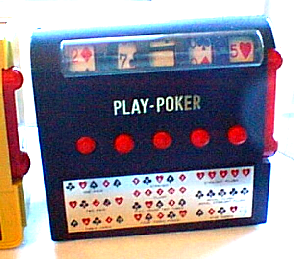 3 VINTAGE 1970-71 Waco PLAY POKER, DRAW POKER, DICE MACHINE NON WORKING ...