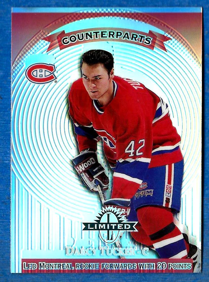 1997-98 Leaf Limited Exposure DARCY TUCKER / PASCAL RHEAUME (ex-mt) | eBay