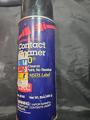Vintage Crc 02130 Electrical Grade Qd Contact Cleaner, Aerosol Can, 15 ...