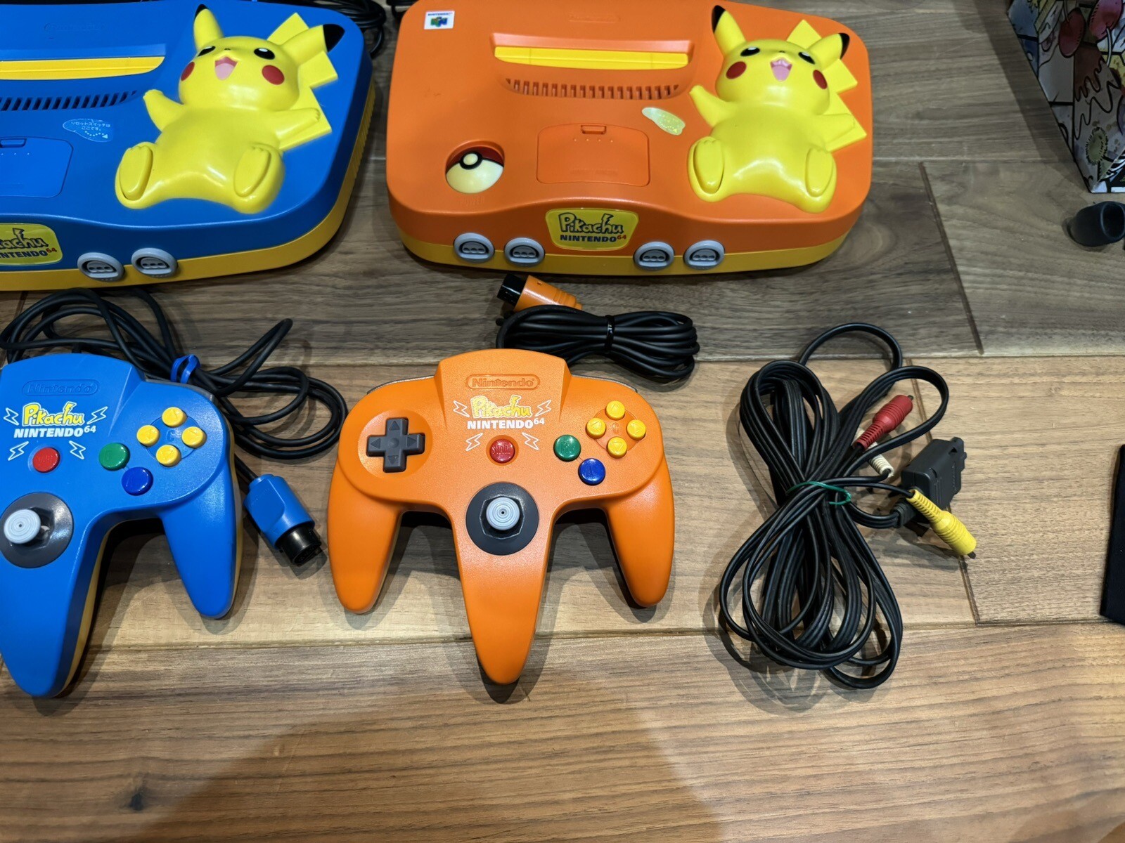 Nintendo 64 N64 Pokemon Pikachu Console Choose Orange and Blue Used | eBay