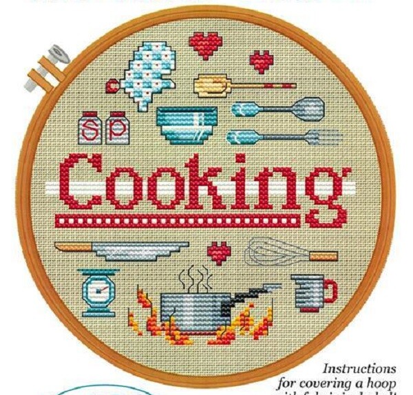 Hoop De Doo Cook's Tools Cross Stitch Pattern | eBay