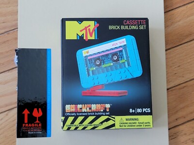 Brickcraft MTV Cassette Brick Building Set 80 PCS Retro New | eBay