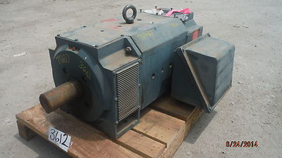 150 HP DC Reliance Electric Motor, 1750 RPM, ULMC3612ATZ, DPFVBB, 240 V ...