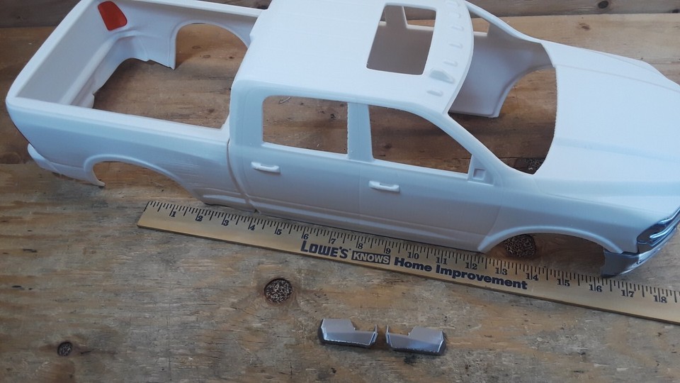 3D Printed RC CAR 2020 Dodge RAM 2500 Truck 4 Door Crew 1/10 Body PLA ...