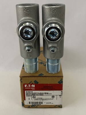 Pair of EATON EY8316 Cooper Crouse-Hinds Explosion Proof Conduit Vert ...