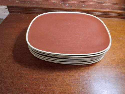 Set 8 Retro Pier One Imports Square Melamine Dinner Plates ~ 11 1/2" | eBay