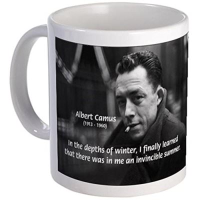 11oz mug Albert Camus Motivational - White Ceramic Coffee Tea Cup Gift ...