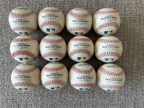 12 Official Rawlings MLB Game Baseballs Robert Manfred Jr | eBay