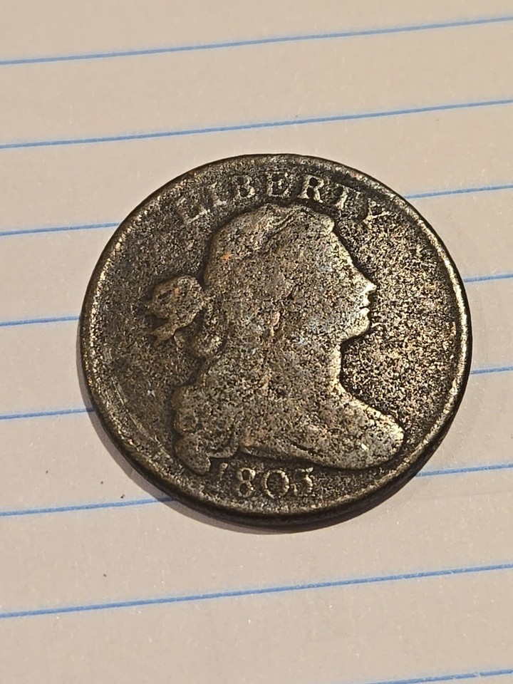 1803 Draped Bust Large Cent | US Mint 1c Early Penny Coin | Lg ...