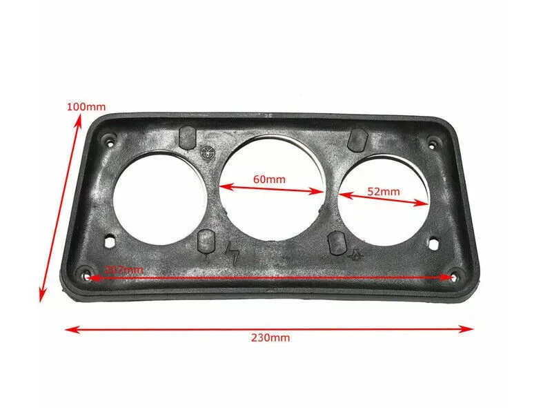 Ford 2600 3600 4600 6600 Instrument Cluster Tray Panel Dash | eBay