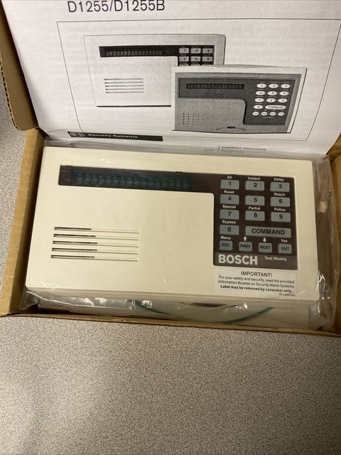 Bosch D1255 Alpha Numeric Command Center with Flourescent Display - Off ...