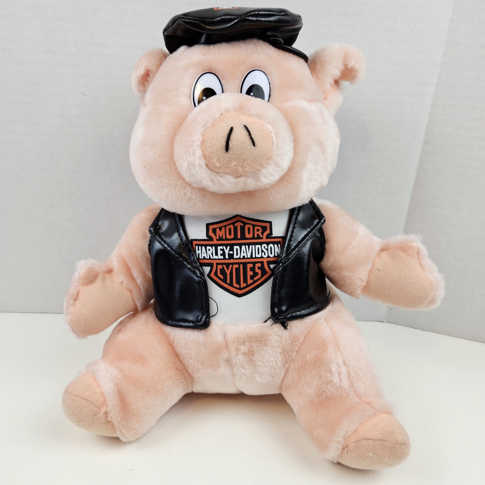 1998 Harley Davidson Pig Biker Hog Stuffed Animal - Vintage 1998 Plush ...