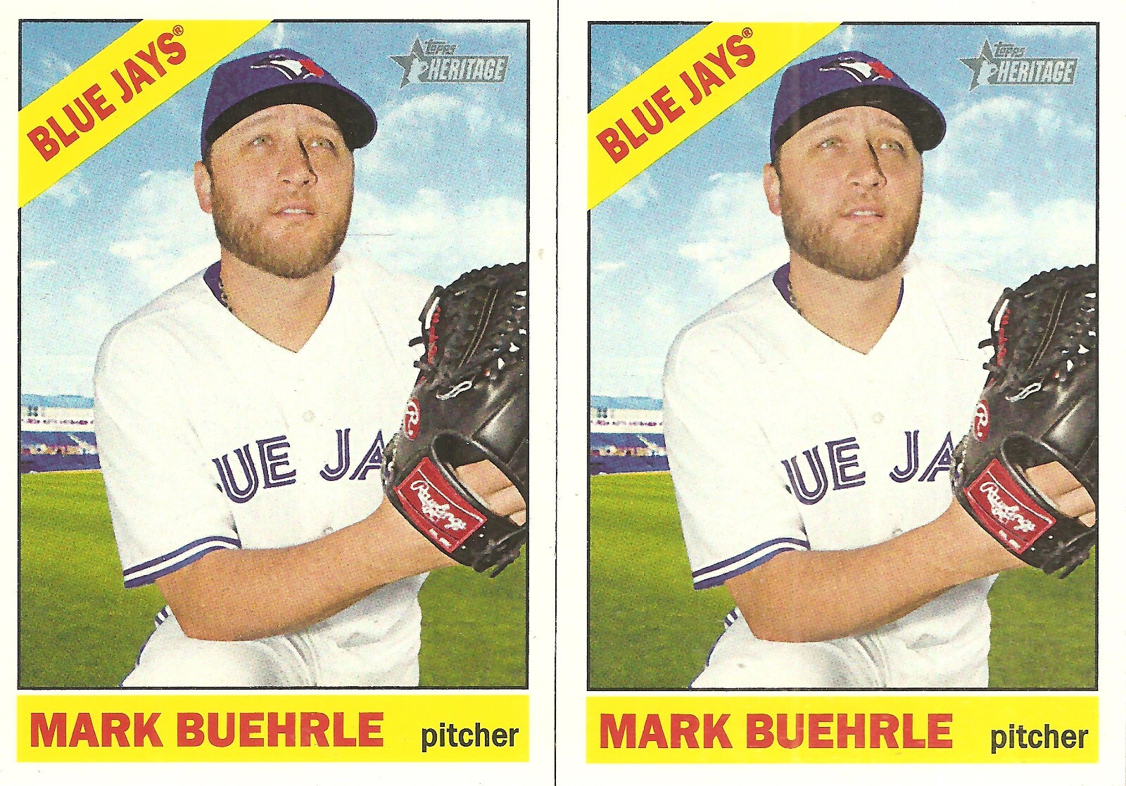 2 CARD 2015 TOPPS HERITAGE MARK BUEHRLE BASEBALL CARD LOT #71 | eBay