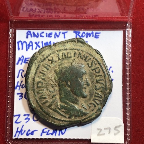 Ancient Rome AE SESTERTIUS, MAXIMINUS I, 235-238 AD. Huge Flan Very ...