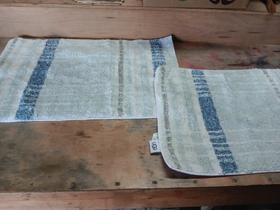 UGG X2 Blue White Bath Rug 20 In x 31 In | eBay