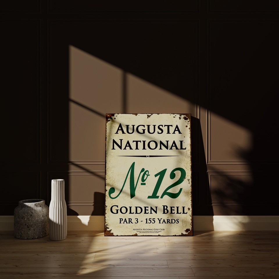Vintage Style Augusta National Masters Tee Box Marker Sign | eBay