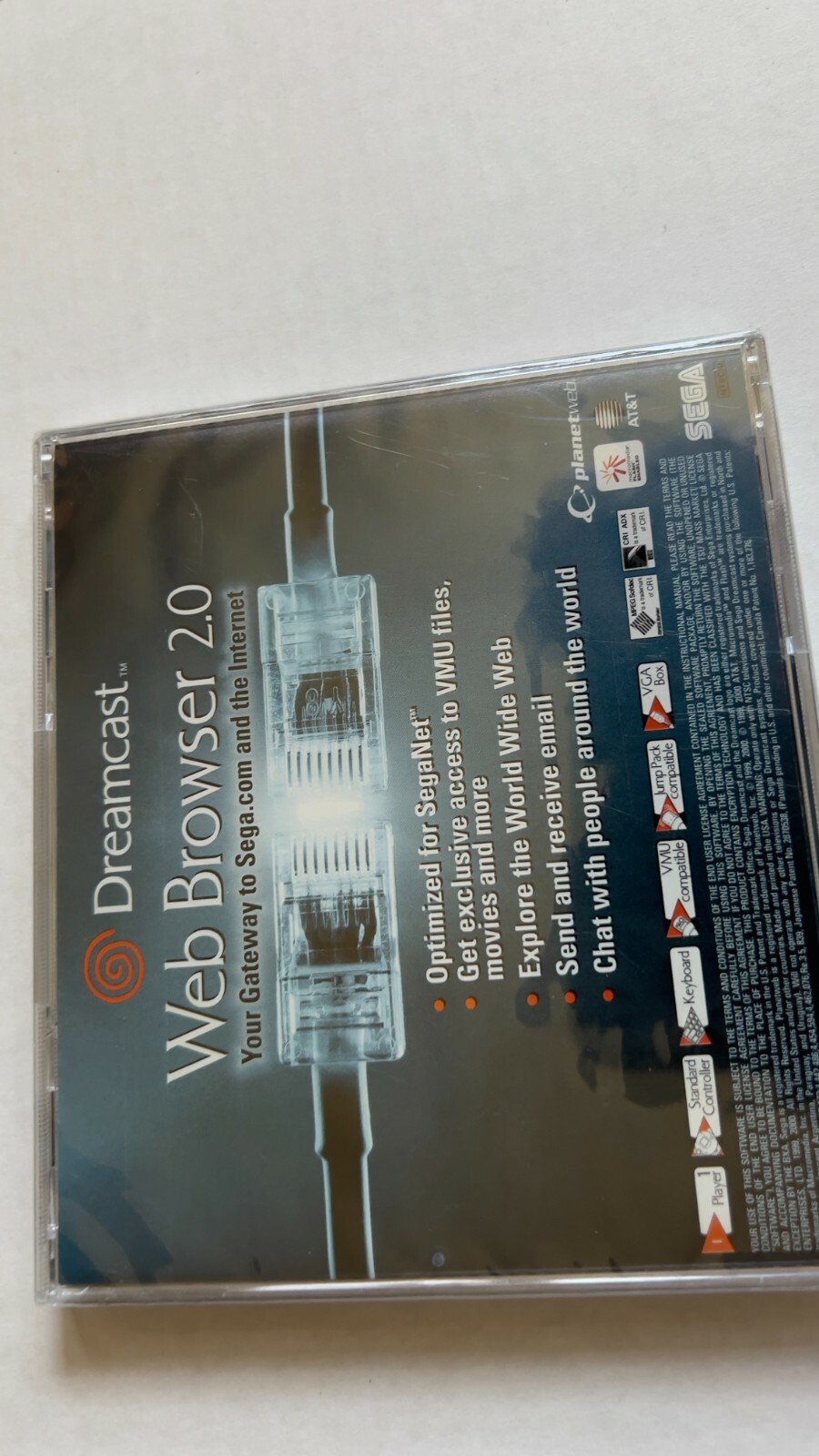 Sega Dreamcast Web Browser 2.0 SegaNet Factory Sealed New | eBay