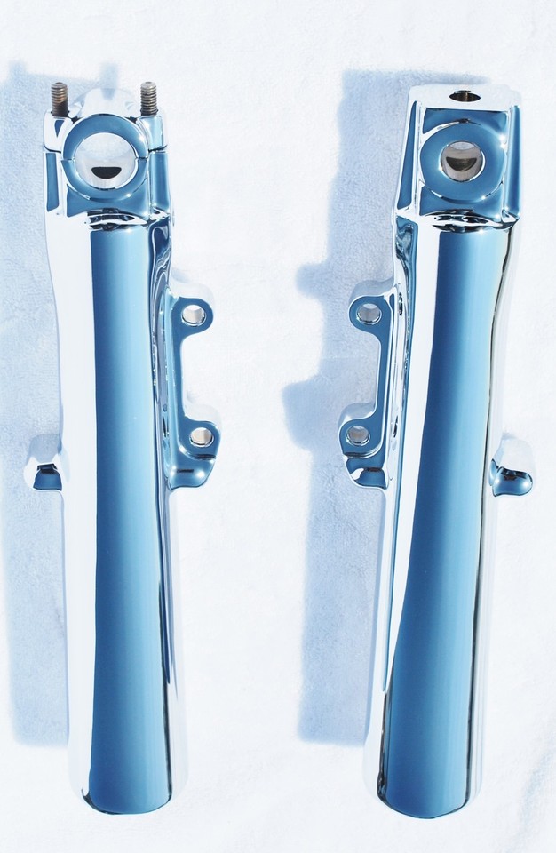 Harley Electra Glide Ultra Classic 00-13 Chrome Lower Slider Fork Legs ...