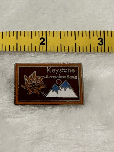 Keystone Arapahoe Basin Ski Badge Pin Colorado Resort Snow Skiing ...