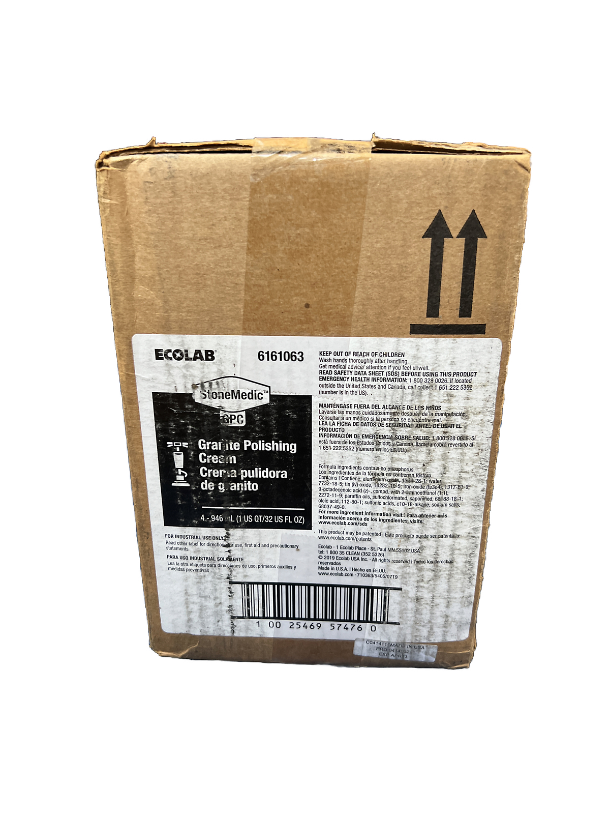 Ecolab 6161063 Stone Medic Granite Polishing Cream, 4 Qty 1 qt | eBay