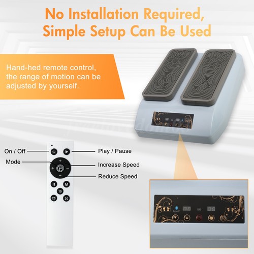 Leg Exercise Machine With Remote Tested -Stimulate Foot Points Install ...