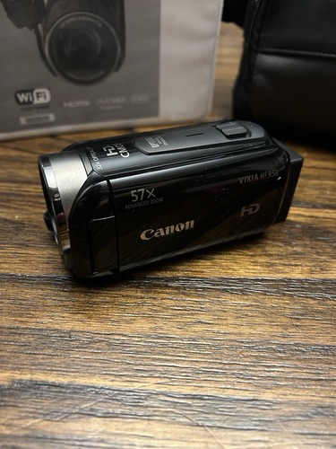 Canon VIXIA HF R50 HD Camcorder W/battery, charger, 32GB Card, Case ...