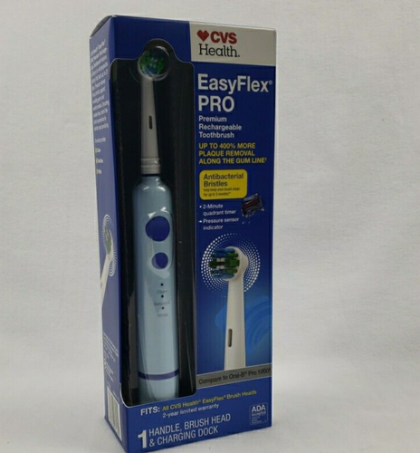 CVS Health EasyFlex Pro Premium Rechargeable Toothbrush new | eBay