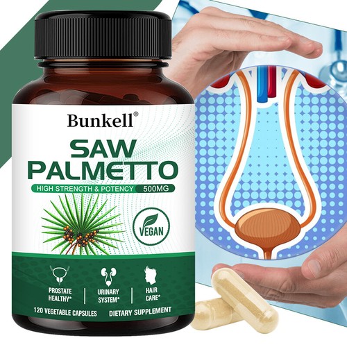 Saw Palmetto Extract 500mg | DHT Blocker | Urinary Bladder Prostate ...