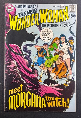 Wonder Woman (1942) #186 FN/VF (7.0) Diana Prince 1st Morgana the Witch ...
