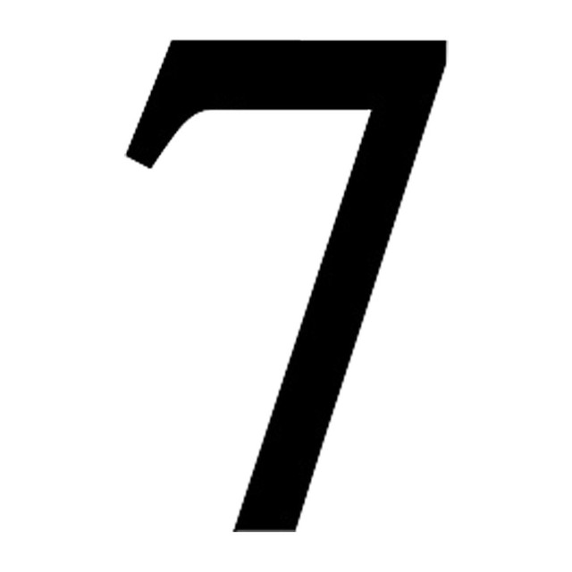Village Wrought Iron Number 7 Plaques Small for sale online | eBay