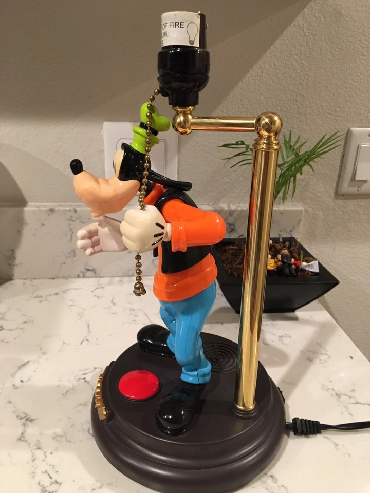 Vintage Disney Goofy Lamp.(Read description) | eBay